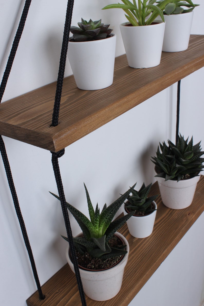 Plant Rack 2 Tier Window Floating Shelves Tiered Planter - Etsy