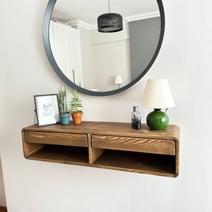 Floating Dressing Table With Drawers, Makeup Organizer, Dressing Table ...