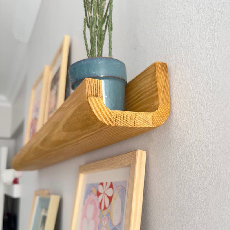 Picture Ledge Shelves - Wooden Photography -wall Display - Justknotwood ...