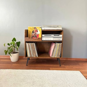 Solid Wood Record Player Stand /vinyl Record Storage - Etsy