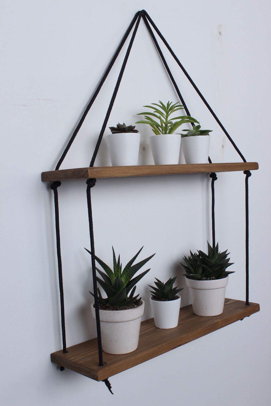 Plant Rack (2 Tier) | Window Floating Shelves | Tiered Planter | Tiered ...