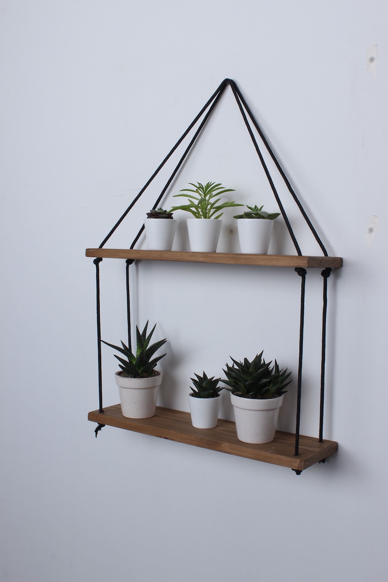 Plant Rack 2 Tier Window Floating Shelves Tiered Planter - Etsy