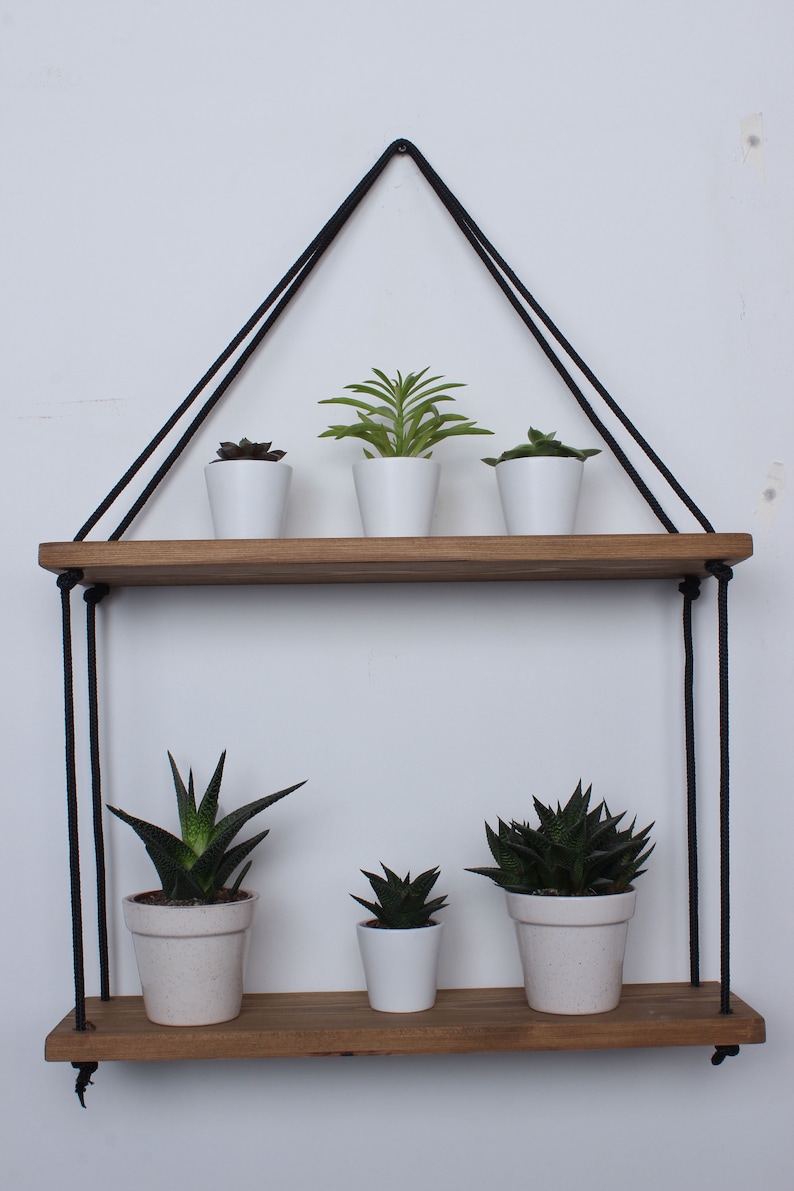 Plant Rack 2 Tier Window Floating Shelves Tiered Planter - Etsy