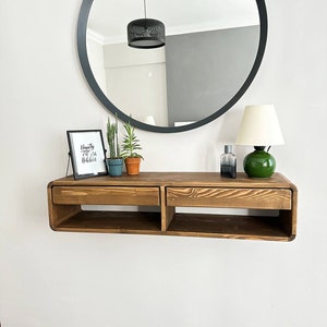 Floating Dressing Table With Drawers, Makeup Organizer, Dressing Table ...