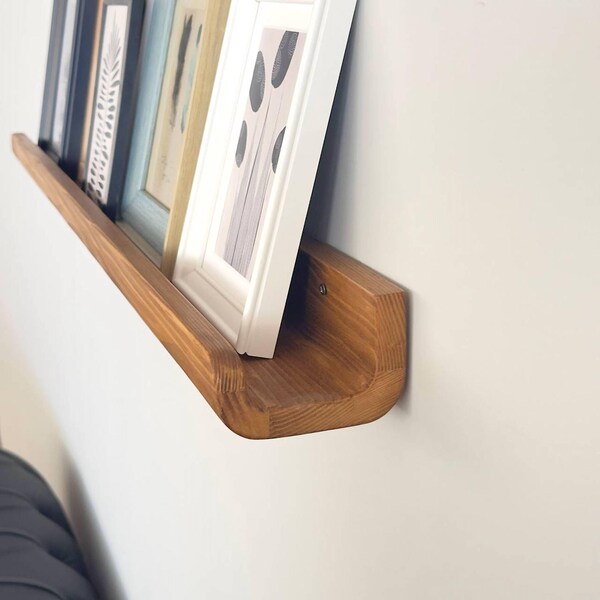 Wooden Ledge for Pictures - Etsy