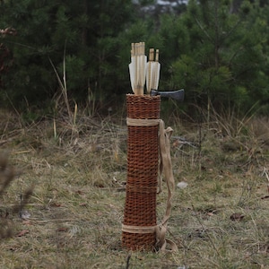 Traditional Willow Quiver basket Quiver raw Tube Quiver - Etsy Finland