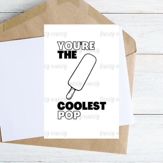 Pun Printable Card for Father's Day for Dad for | Etsy