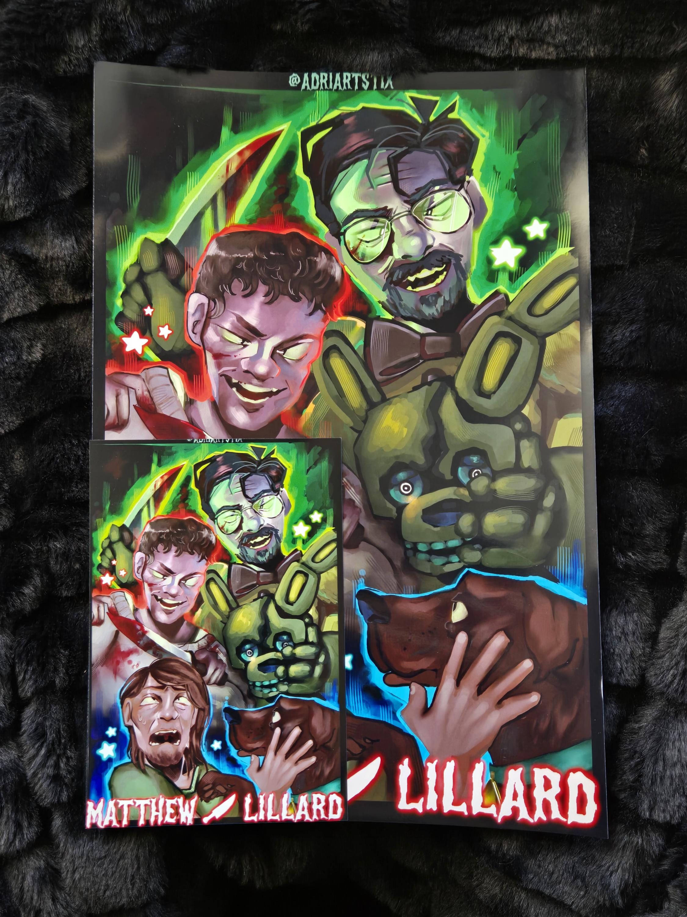 Matthew Lillard King of Horror Art Print 8x12 / 4x6 Horror , FNAF ...