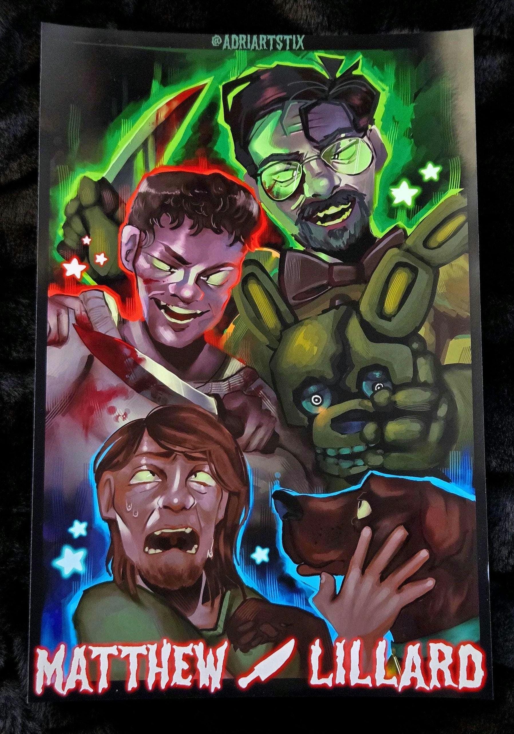 Matthew Lillard King of Horror Art Print 8x12 / 4x6 Horror , FNAF ...