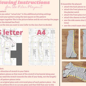 Pilar Playsuit PDF Sewing Pattern – Romper / Playsuit for Stretch ...