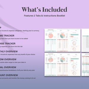 Income and Expense Tracker Google Sheets, Monthly Expense Tracker ...