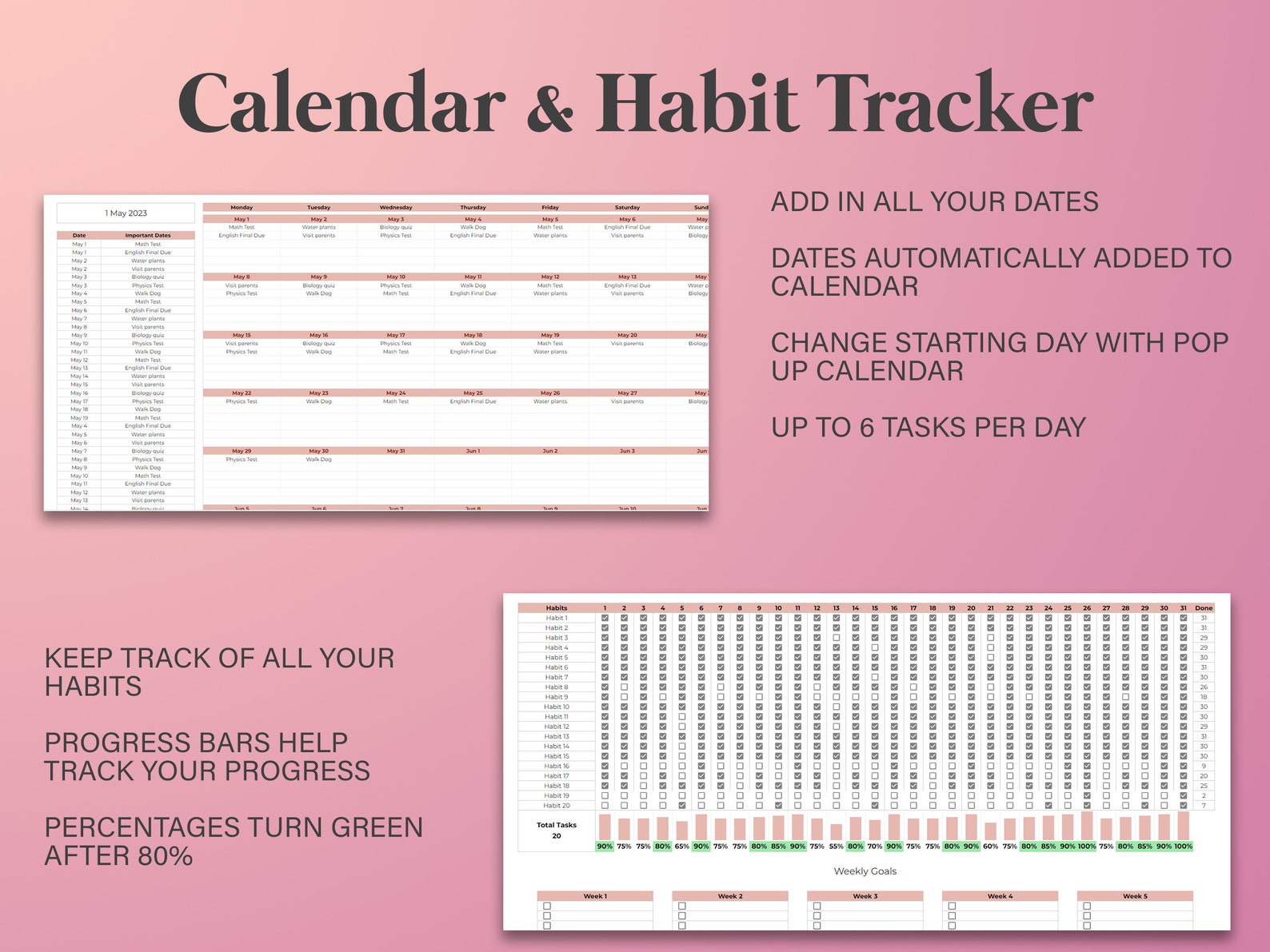 Ultimate Student Planner Spreadsheet Assignment Tracker Etsy Ultimate Student Planner Spreadsheet Assignment Tracker Etsy