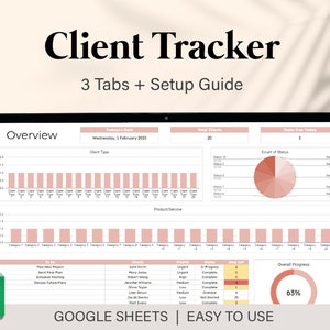 Client Tracker Spreadsheet Google Sheets, Client Management Business ...