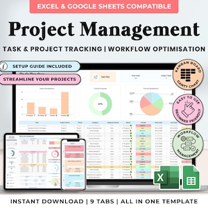 Project Management Spreadsheet Template Google Sheets Team Project Task ...