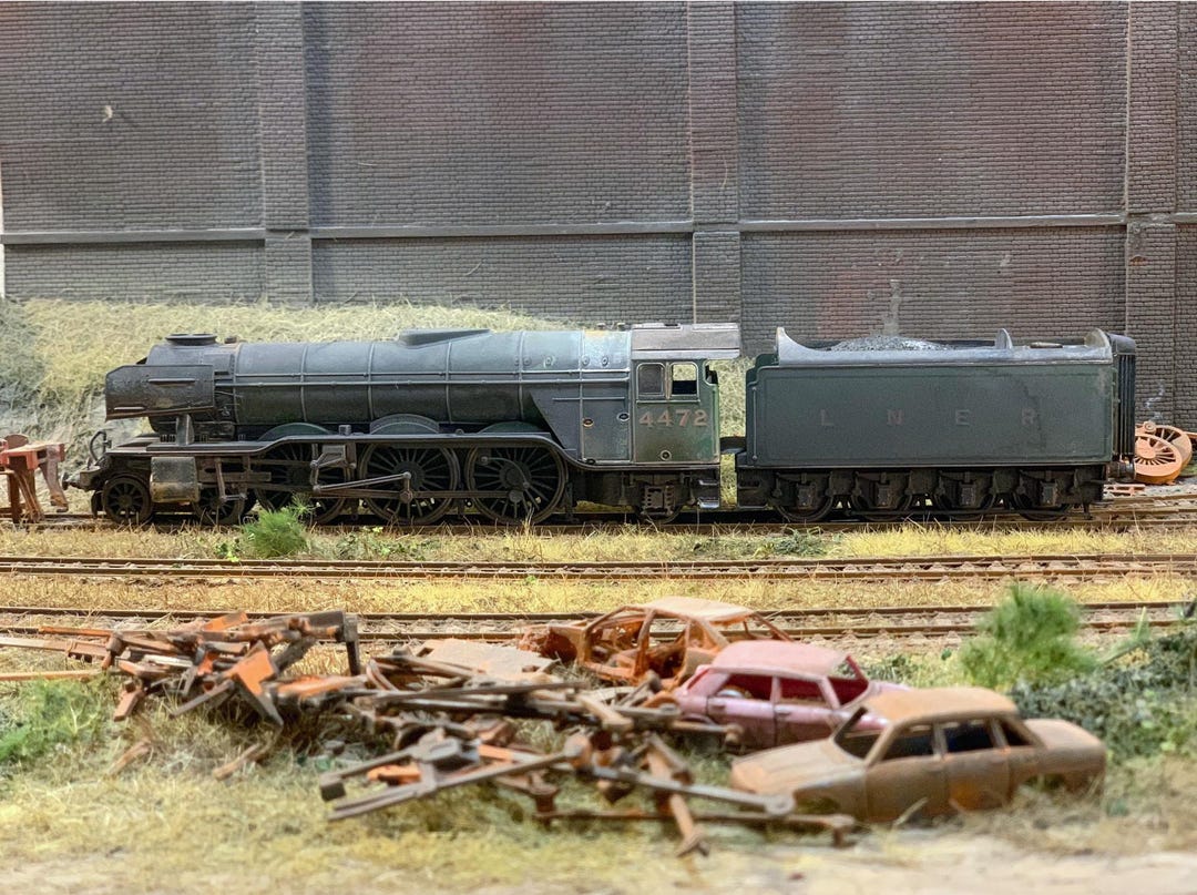 OO Gauge Locomotive: Weathered LNER A3, Heavily Rusted. Ref L7 - Etsy
