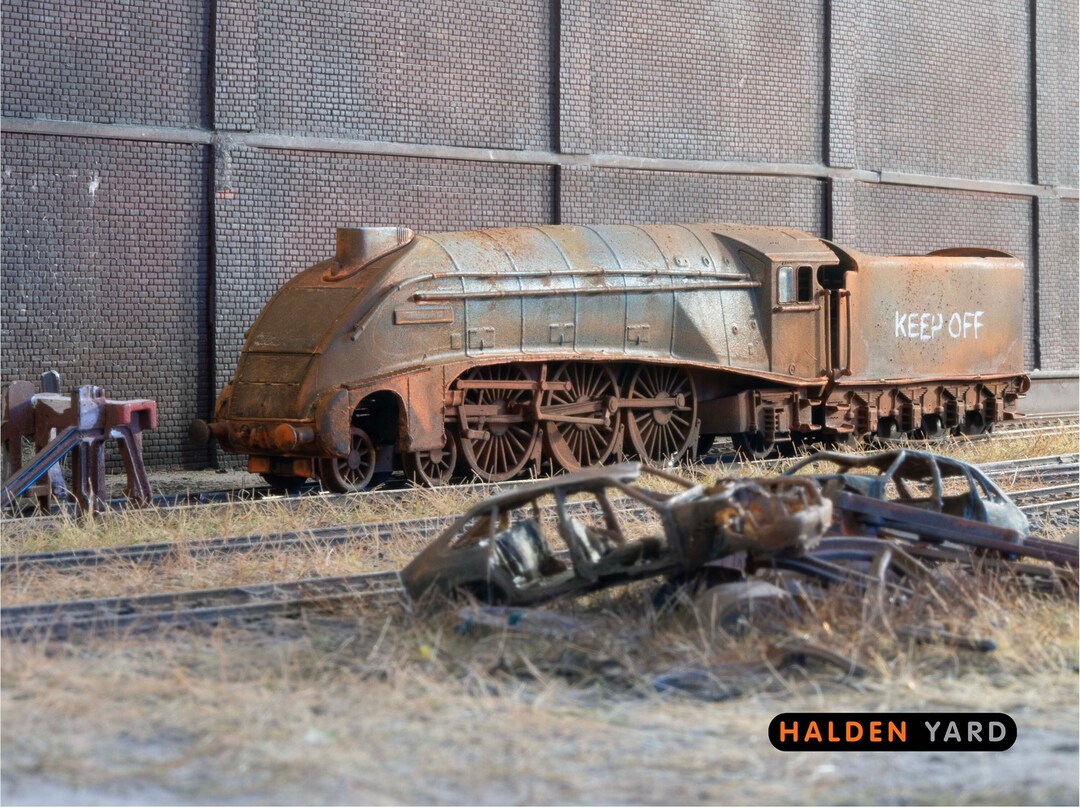 OO Gauge Scrapyard LNER A4 Locomotive Heavily Rusted and - Etsy