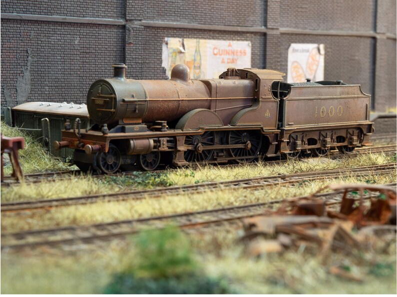 OO Gauge Scrapyard Locomotive: Midlands Compound Class 4-4-0, Heavily ...
