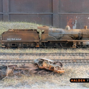 OO Gauge Locomotive Weathered Midlands Compound 4-4-0. Ref A2 - Etsy