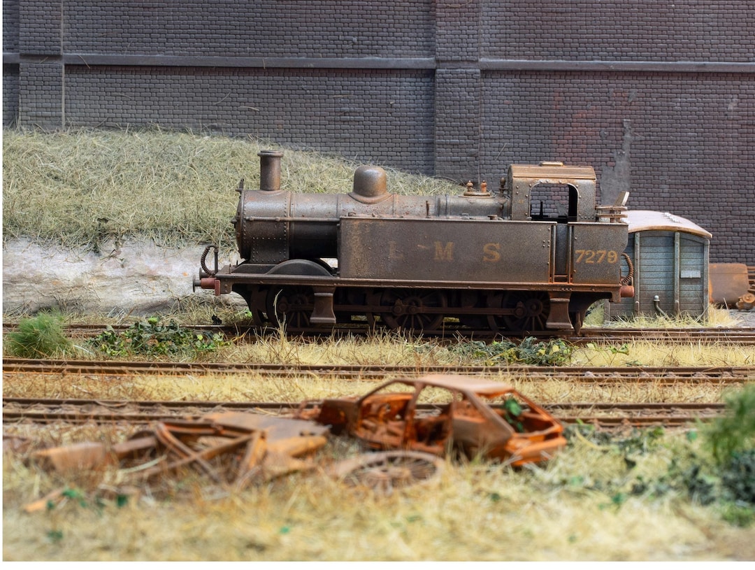 Jinty 0-6-0 Tank Weathered Locomotive, OO Gauge. Ref A44 - Etsy