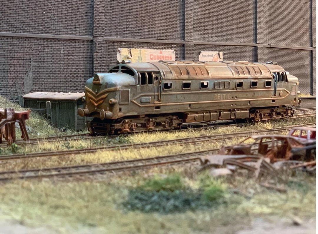 OO Gauge Prototype Deltic Diesel Locomotive, Heavily Rusted and ...