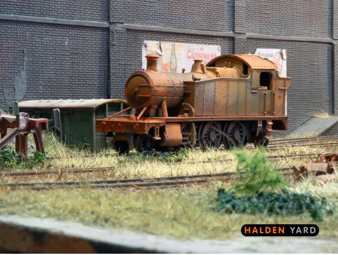 OO Gauge Scrapyard GWR Small Prairie Tank Locomotive, Heavily Rusted ...