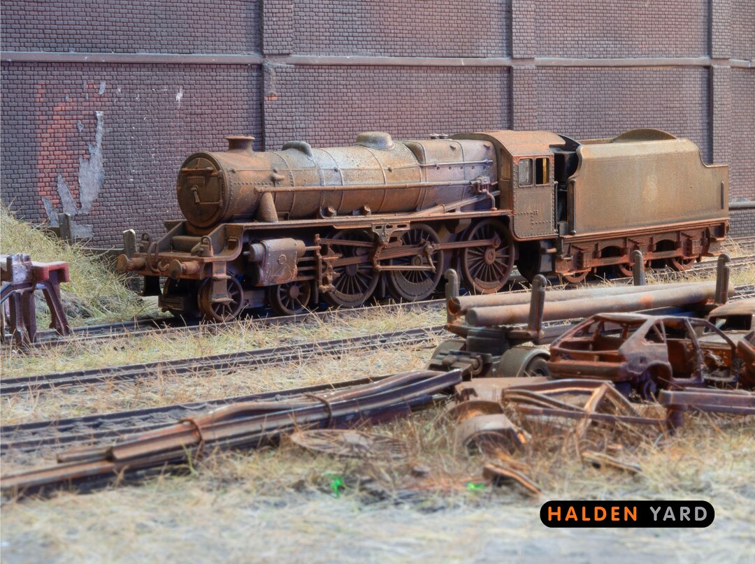 OO Gauge Scrapyard BR Black 5 Locomotive Heavily Weathered - Etsy