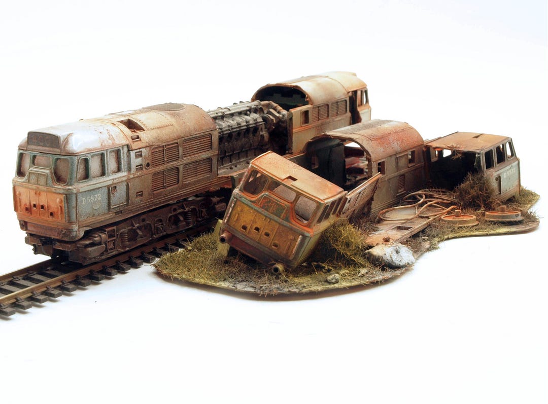 OO Gauge Scrapyard Class 31 Diesel Locomotive, Heavily Rusted and ...
