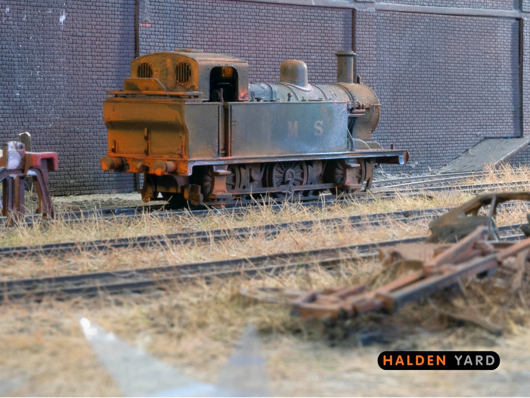 OO Gauge Scrapyard Jinty 0-6-0 Tank Locomotive, Heavily Rusted and ...
