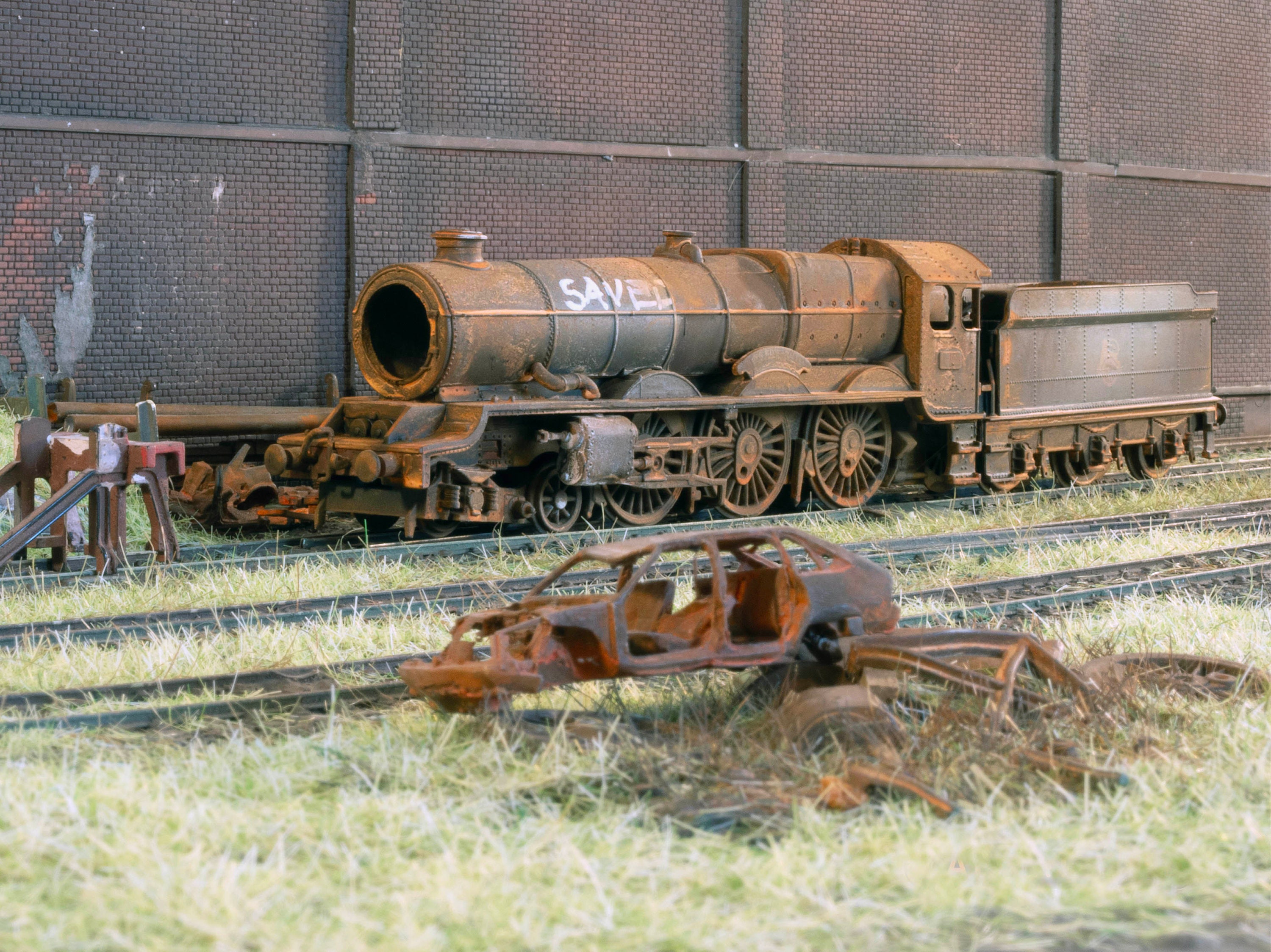 OO Gauge Locomotive Weathered GWR King Class Locomotive. Ref EB3 - Etsy