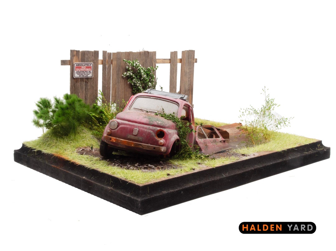 1960s Fiat 500: 1/24 Scale Diorama. Ref N9 - Etsy