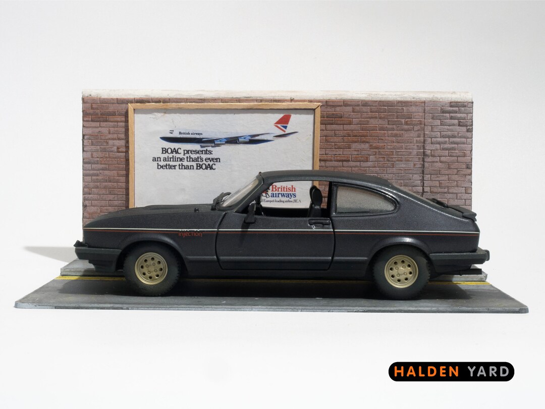 1982 Ford Capri 2.8 Injection: 1/24 Scale Diorama. Ref N9 - Etsy