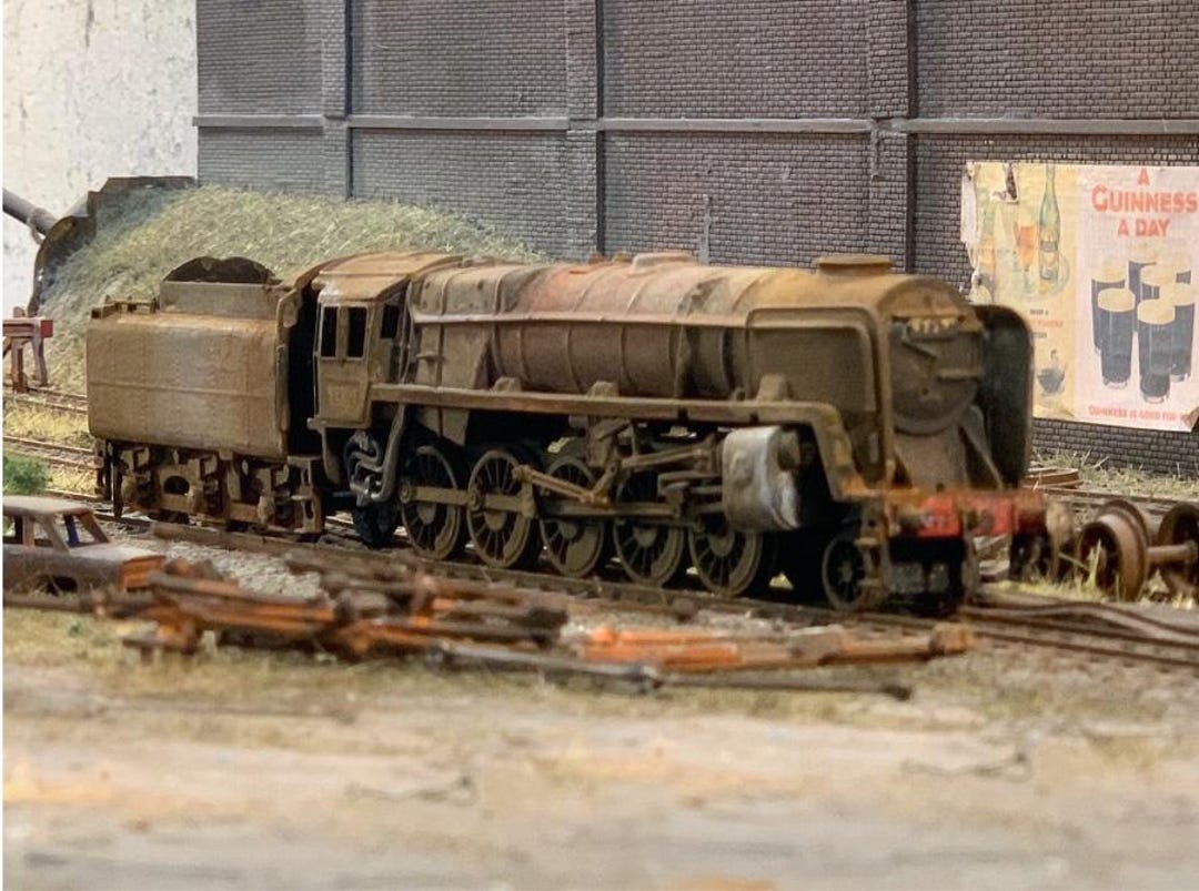 OO Gauge Locomotive: Scrapyard British Railways 9F. Ref K8 - Etsy