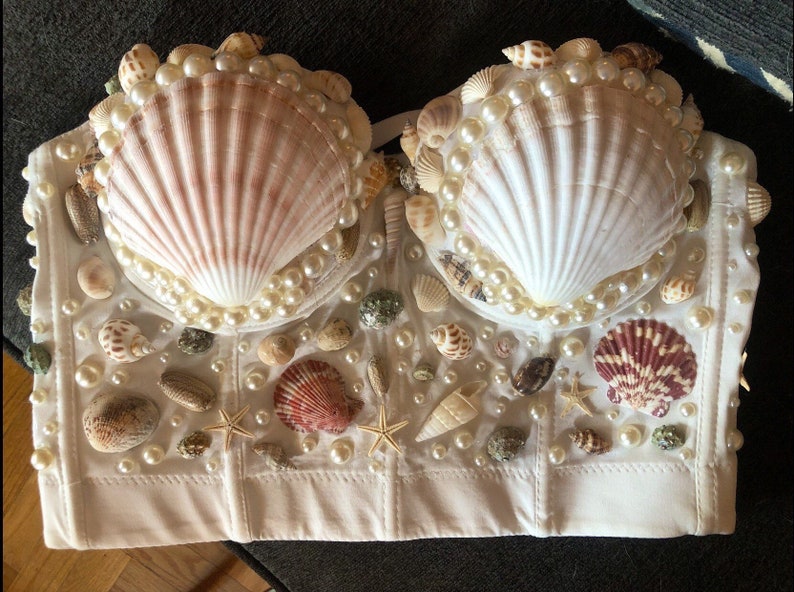 Seashell Bra Top, Mermaid Bra - Etsy