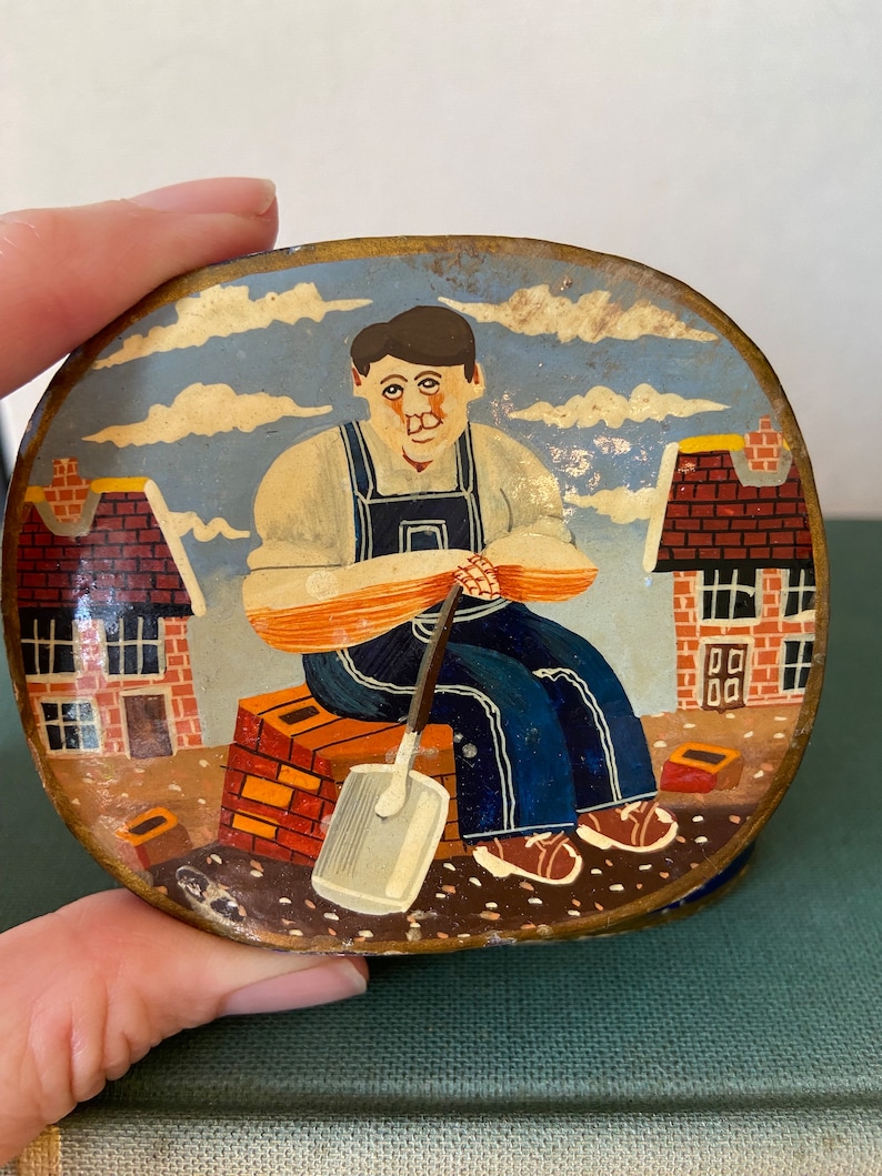 Vintage Paper Mache Trinket Box/folk Art, Made in Kashmir - Etsy