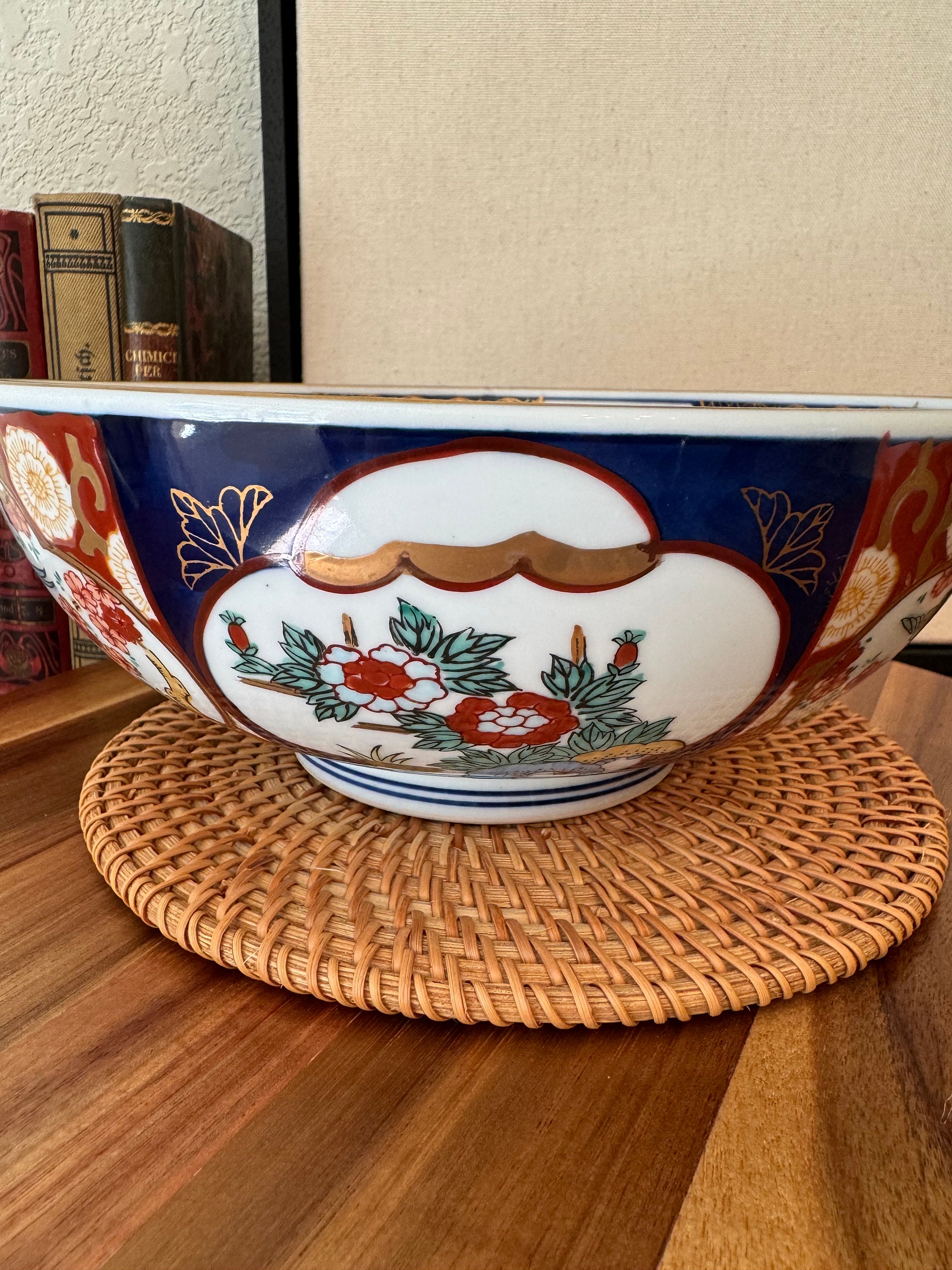 Vintage Gold Imari Bowl, Made in Japan - Etsy Vintage Gold Imari Bowl, Made in Japan - Etsy