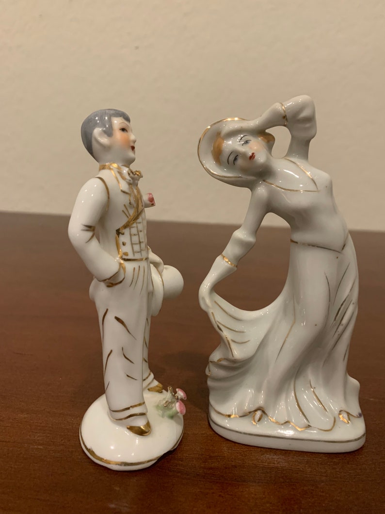 Vintage Porcelain Figurines of Wedding Couple - Etsy