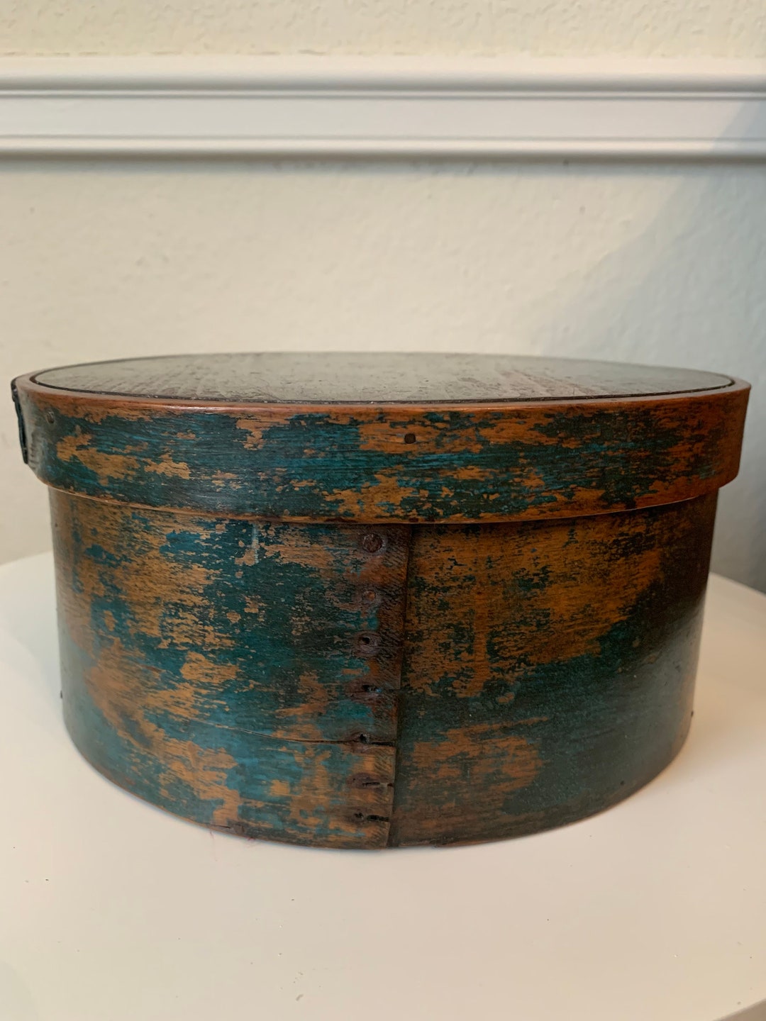 19th Century Antique Painted Pantry Box - Etsy