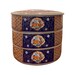Beautiful Vintage Japanese Three Tiered Stacking Dish Jewelry Box Bento ...