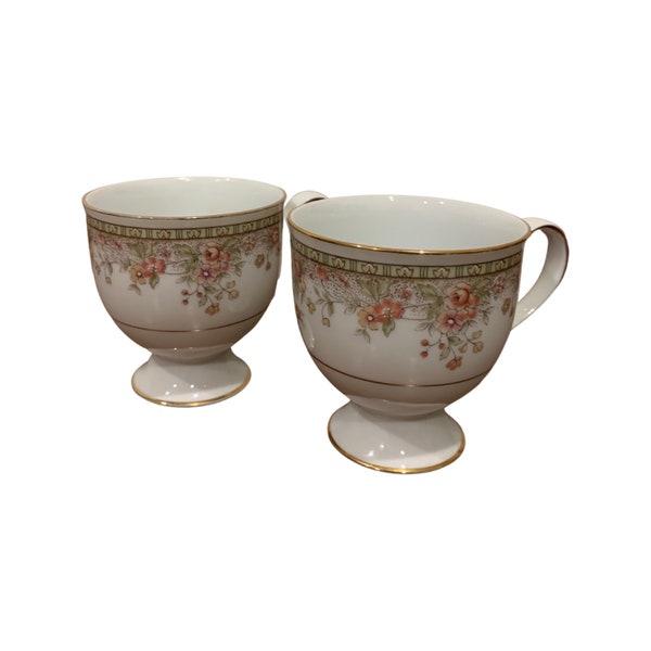 Footed Tea Cups - Etsy