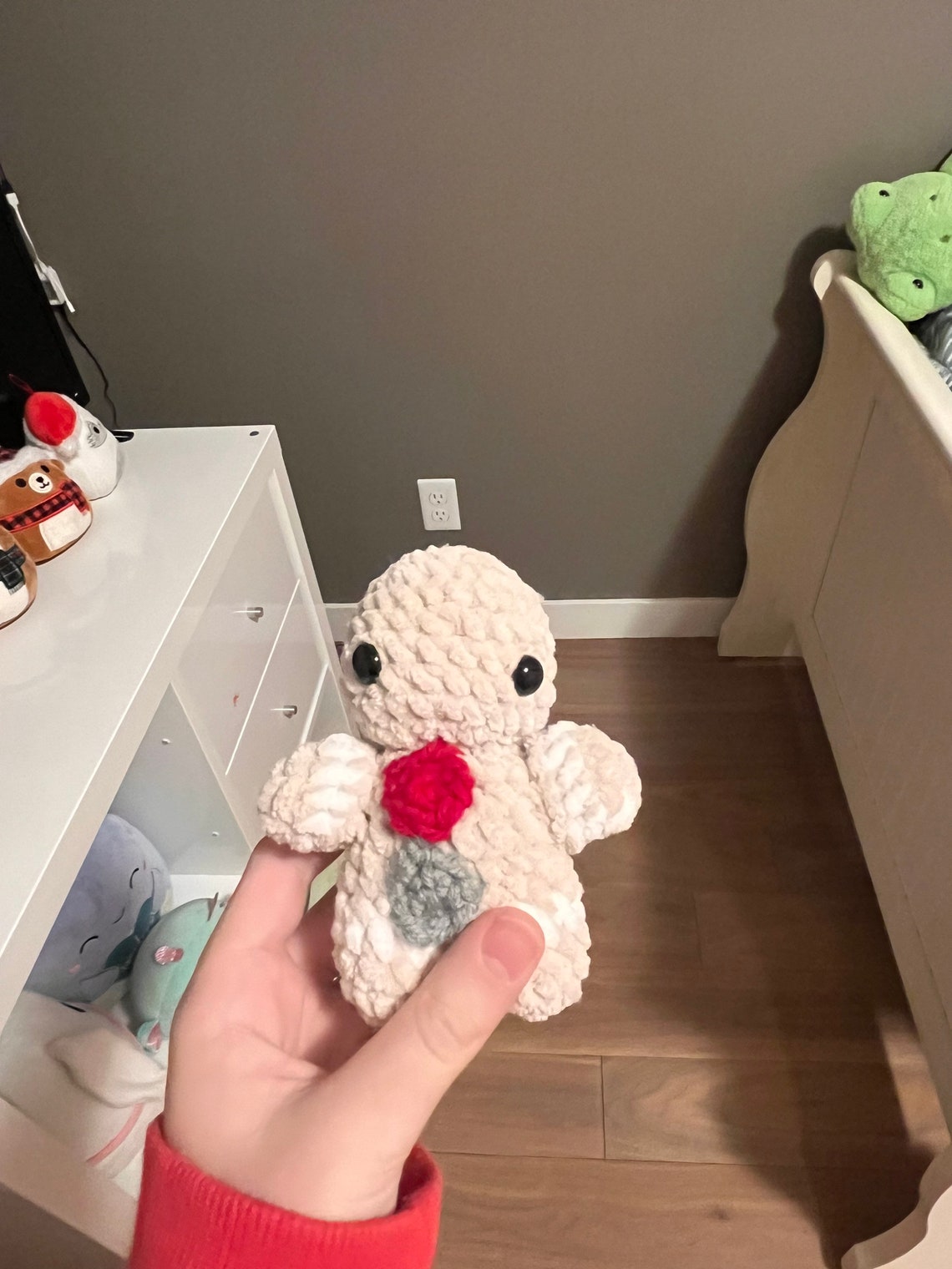 Crochet Gingerbread Man Plushie.cute Crochet Gingerbread Man - Etsy