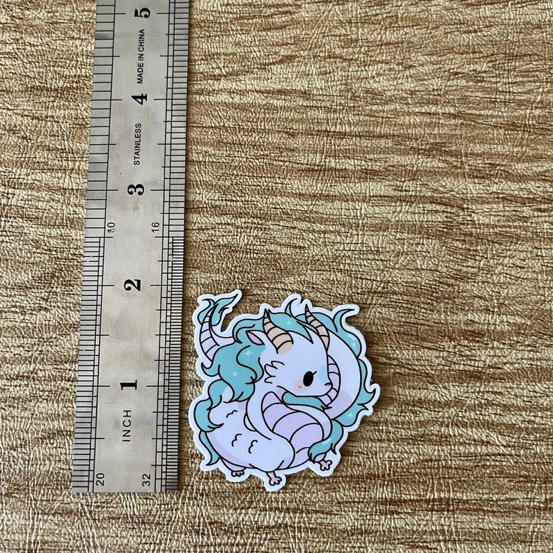 Haku Dragon Chibi Sticker - Etsy