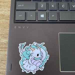 Haku Dragon Chibi Sticker - Etsy