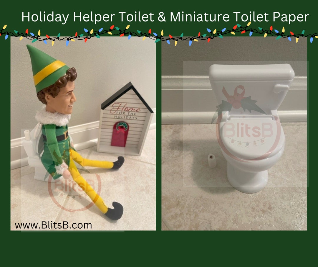 White Prop Toilet for Elf Adventures - Etsy