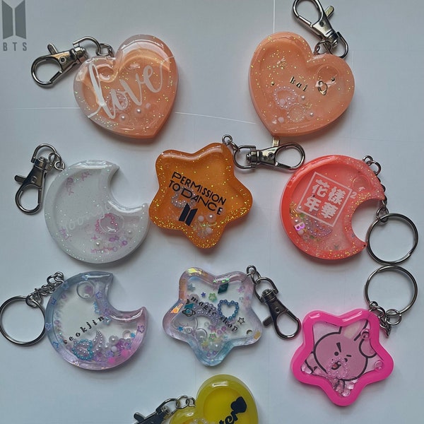 Custom Resin Keychain - Etsy