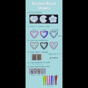 Custom Resin Shaker Keychain - Etsy