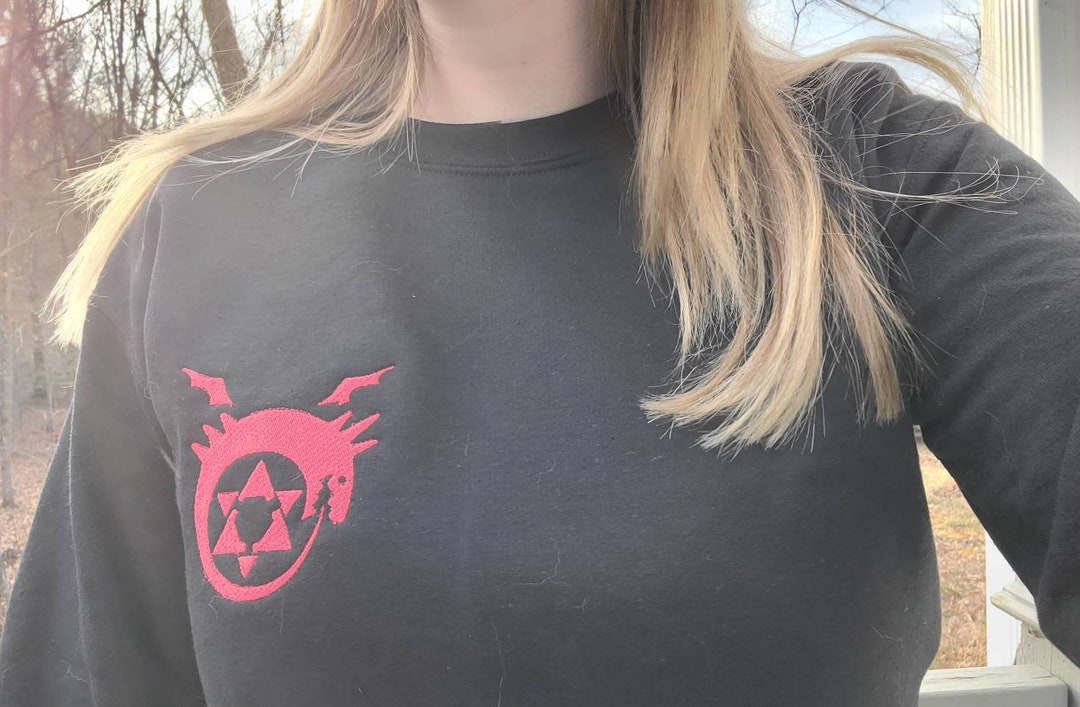 FMA Inspired Homunculus Embroidered Crewneck/hoodie/t-shirt - Etsy