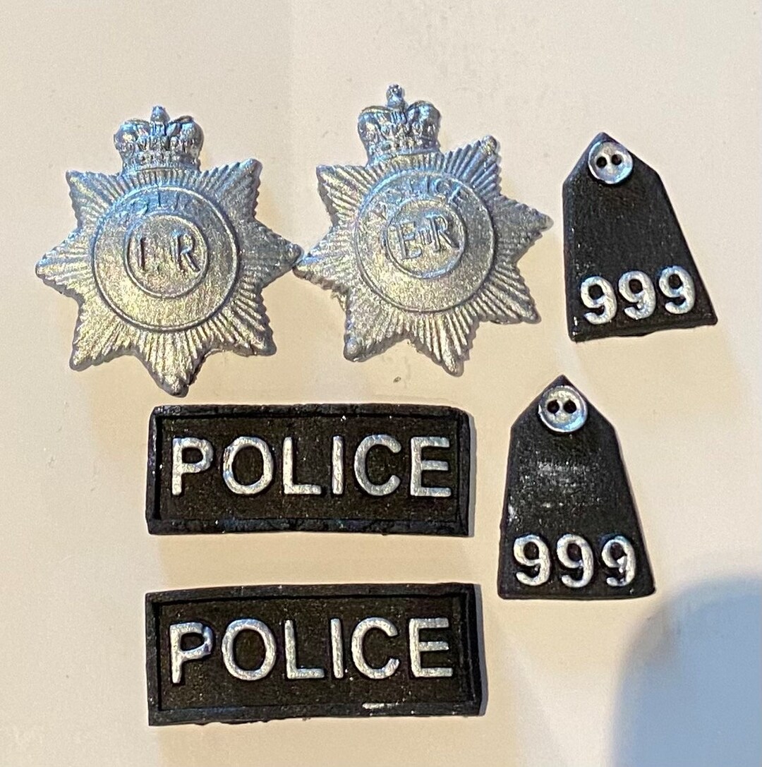 6 Pack Police Cake Toppers/ Decorations - Etsy