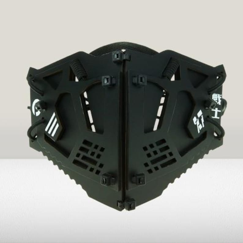 Stylist Futuristic V7B Techwear Tactical Cyberpunk 3D Mask Protector ...