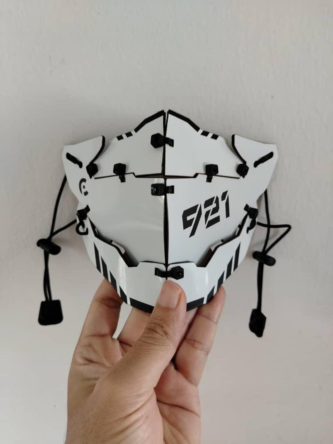 Stylist Futuristic V9W Techwear Tactical Cyberpunk 3D Mask Protector ...