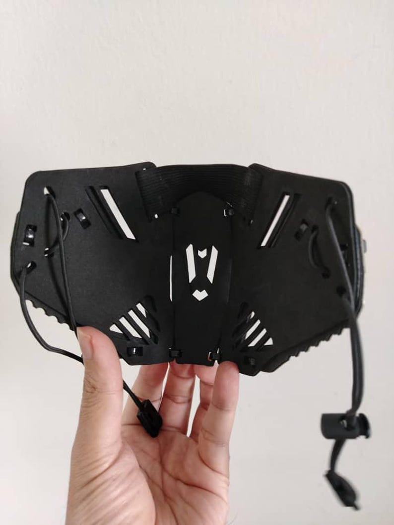 Stylist Futuristic V11W Techwear Tactical Cyberpunk 3D Mask Protector ...